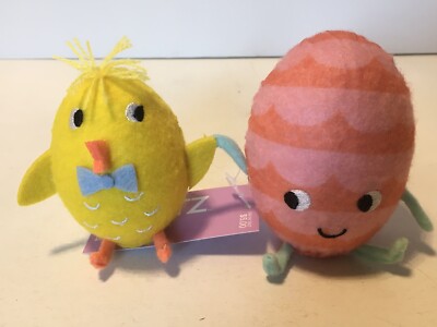 Target Spritz Easter Chick & Egg Felt Duo Pair Figurine Set | eBay