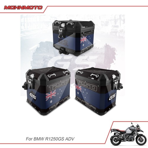 For 2019-2024 BMW R1250GS ADV Tail Top Side Box Protector Cover Decal ...