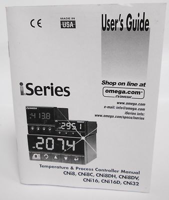 Manual / User's Guide for Omega iSeries Temperature & Process ...