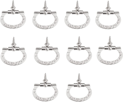 10Pcs Mini Cabinet Pulls, Self-Tapping Screws Knobs Handles for Jewelry ...