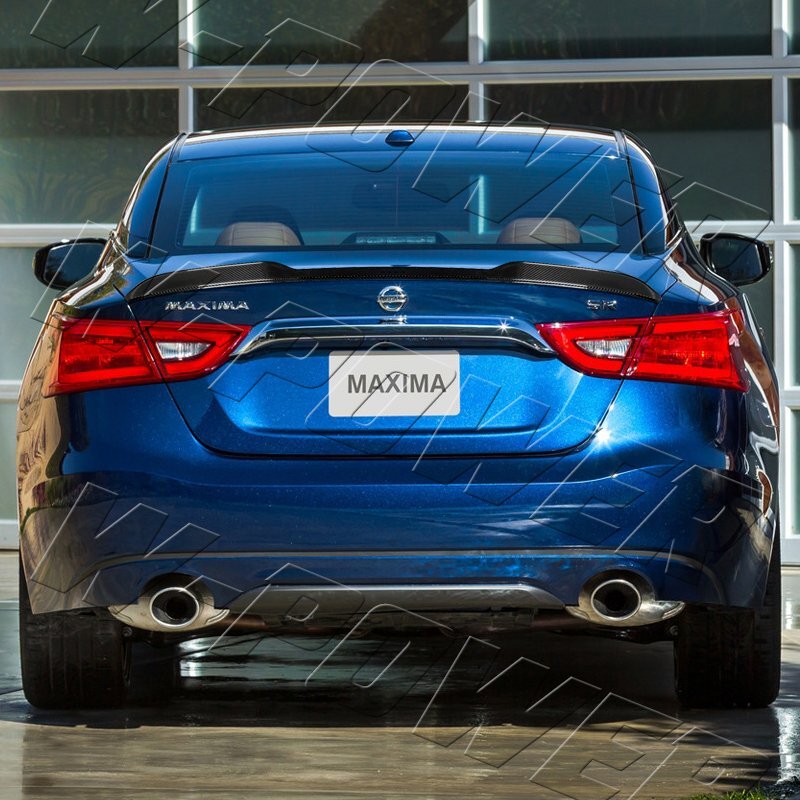 Real Carbon Fiber For 2016-2021 Nissan Maxima Sedan V-Style Trunk ...