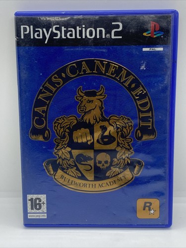 Canis Canem Edit Bully Rockstar PS2 PlayStation Game Free Post PAL ...