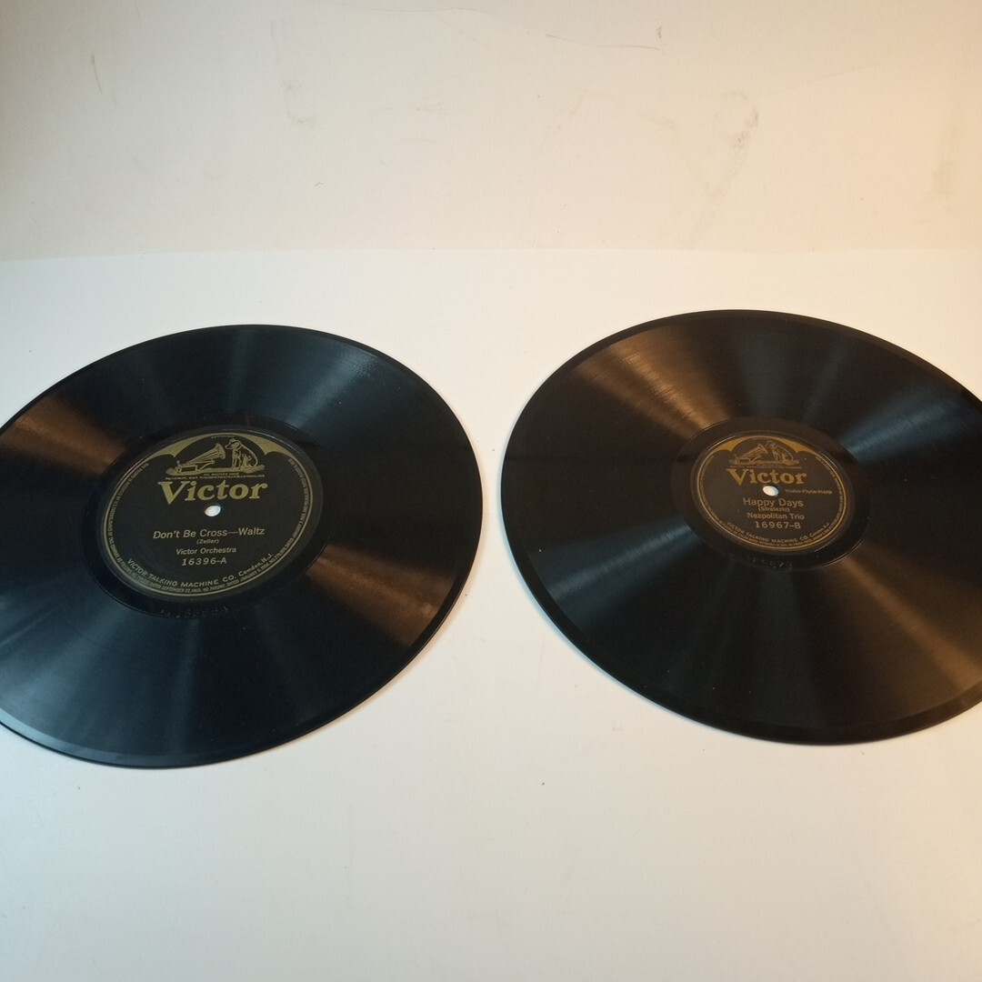 vintage 78 RPM Victor 16396-A & BVicyor Orchestra 16967-A & B ...