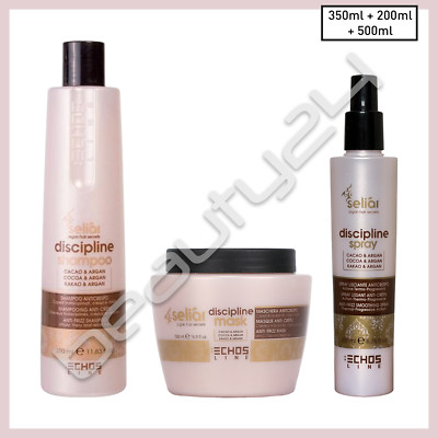 350ml Shampoo + 200ml Spray + 500ml Mask | Hair Discipline Kit ...