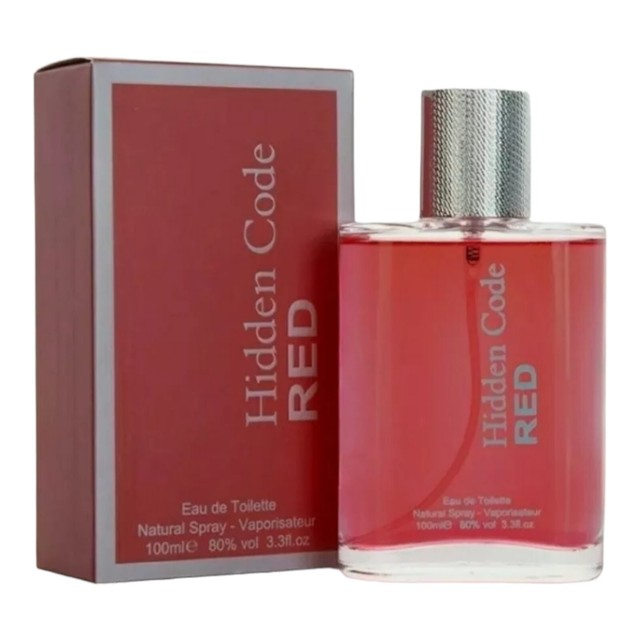 2 X Hidden Code Red Eau De Toilette Men Perfume 100ml for sale online ...