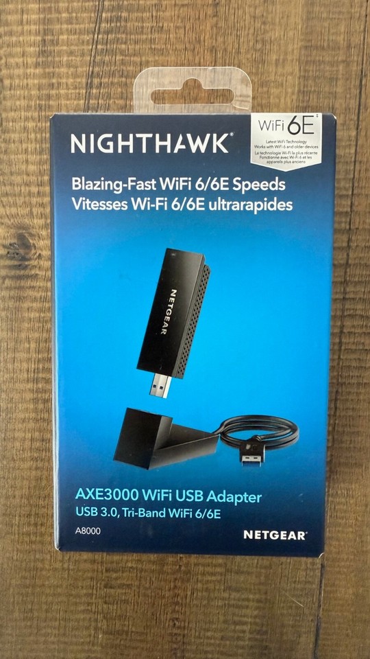NETGEAR - Nighthawk AXE3000 Tri-Band Wi-Fi 6E USB 3.0 Adapter - Black ...