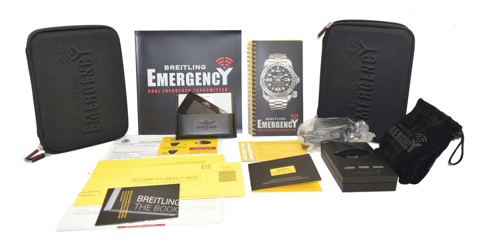 Breitling Emergency Night Mission Titanium Volcano Black 51mm Watch B/P ...