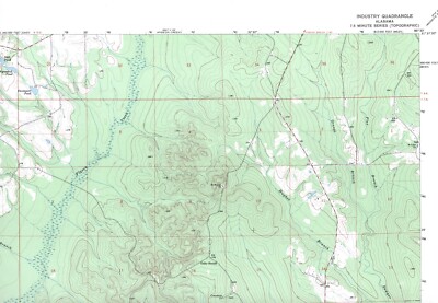 Industry Quadrangle Alabama 1971 USGS Topo Map 7.5 Minute Topographic ...