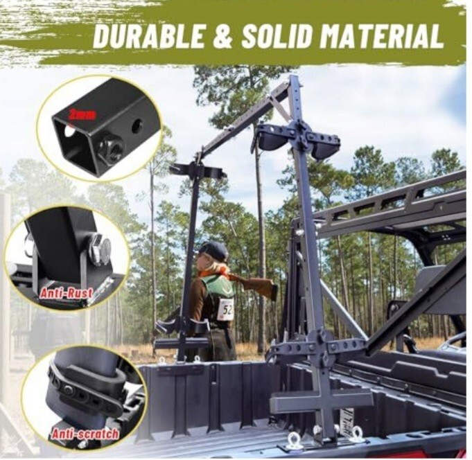 StarknightMT UTV Gun Mount - Sporting Clays SXS Gun Rack Compatible ...