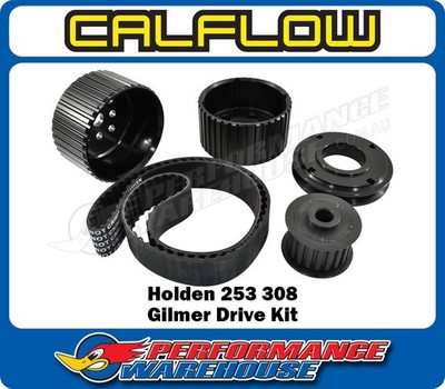 Holden 253 308 Gilmer Drive Kit Black Billet Aluminium w/Belt ...