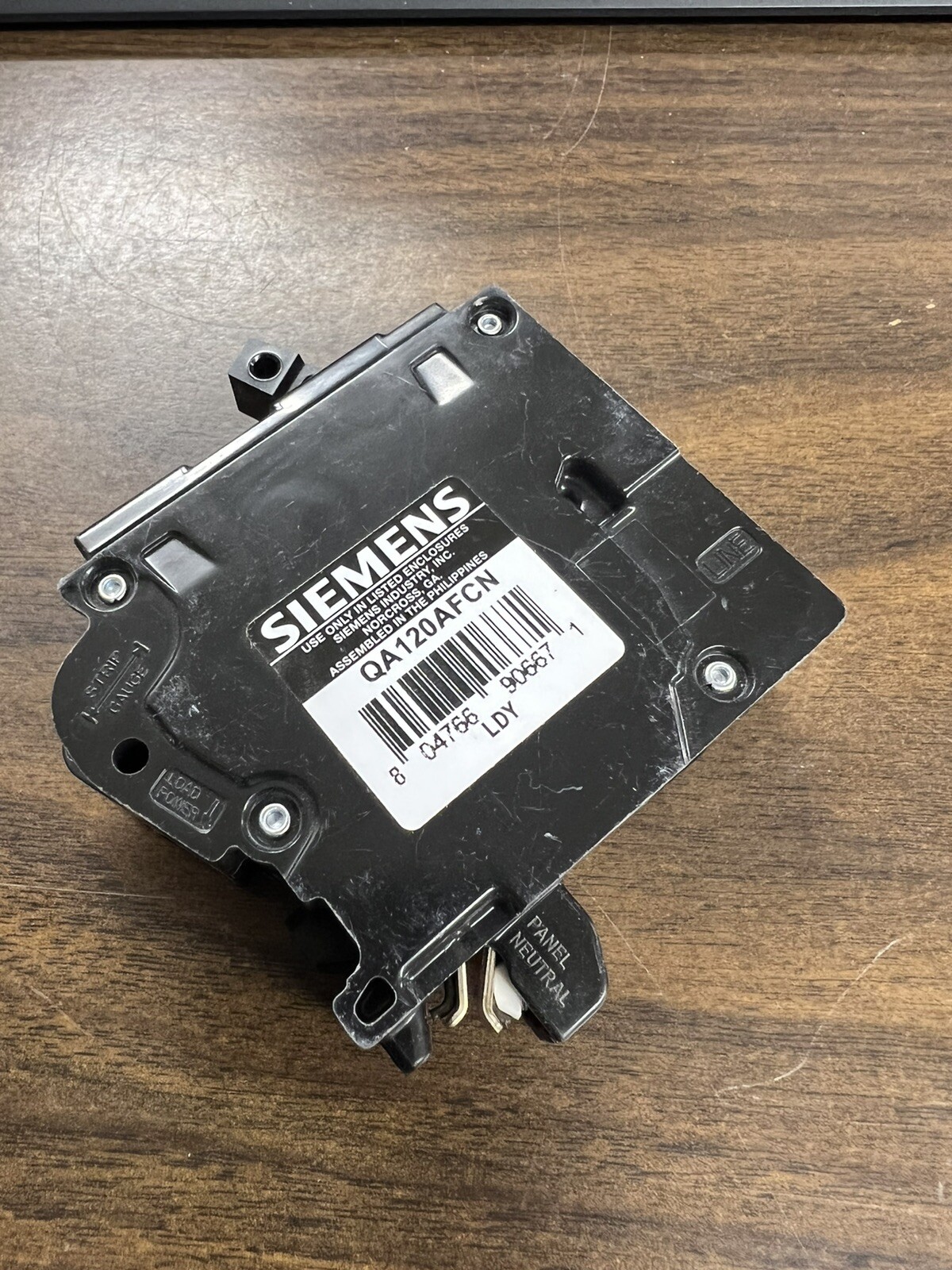 QA120AFCN Siemens 20 Amp 120V Combination Arc Fault Insta Wire Circuit ...