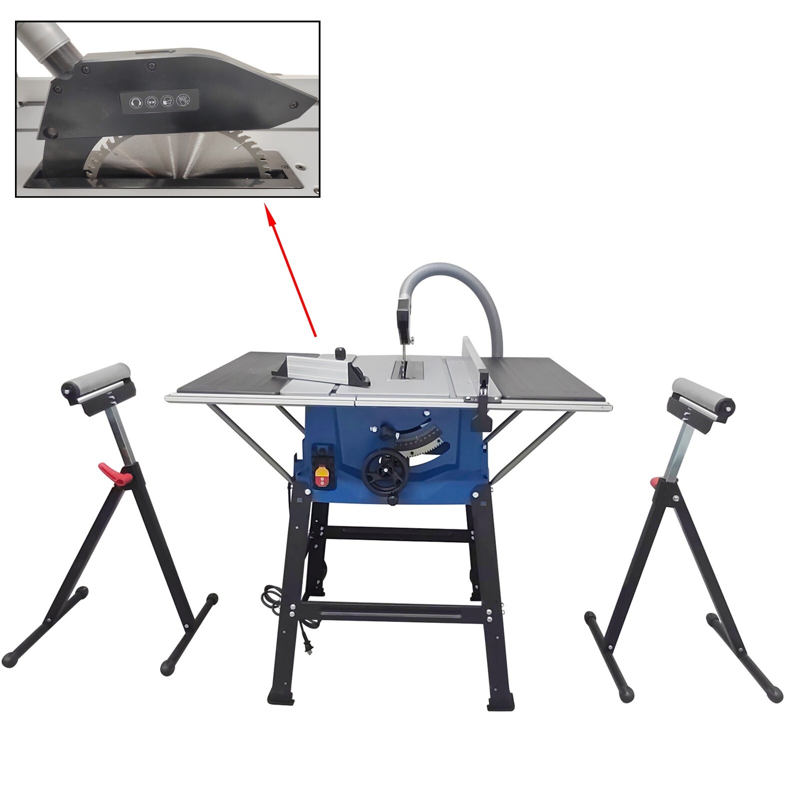 Woodworking Vertical High Speed Table Saw Straight and Bevel Cut φ9.9 ...