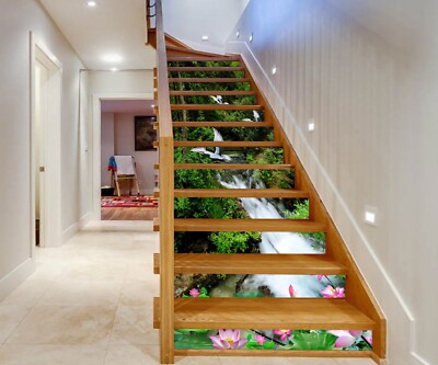 3D Tree Crane 677 Stair Risers Decoration Photo Mural Vinyl Decal ...