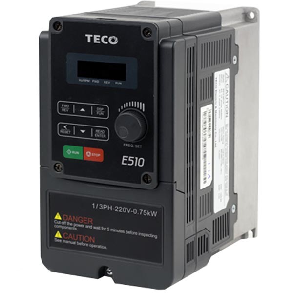2 HP 1 or 3 Phase 230v TECO Westinghouse E510 Inverter E510-202-h-u for ...