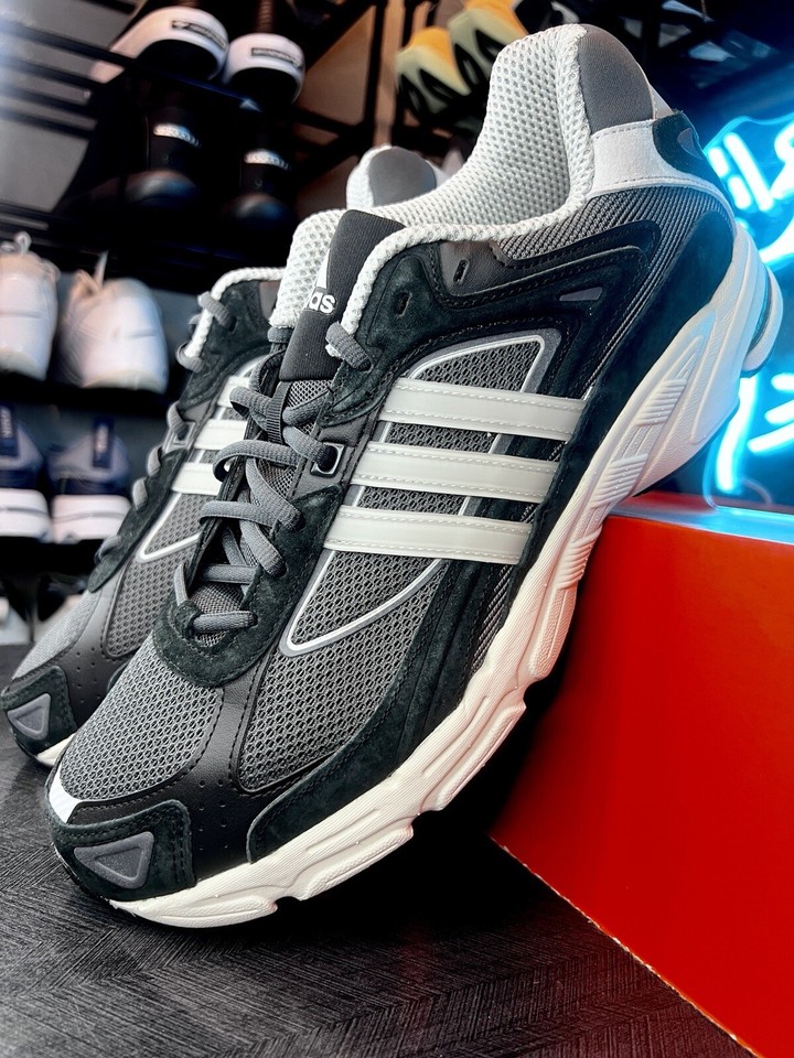 Adidas Response CL Men’s Running Gym Sneakers Shoes Black Suede IG3377 ...