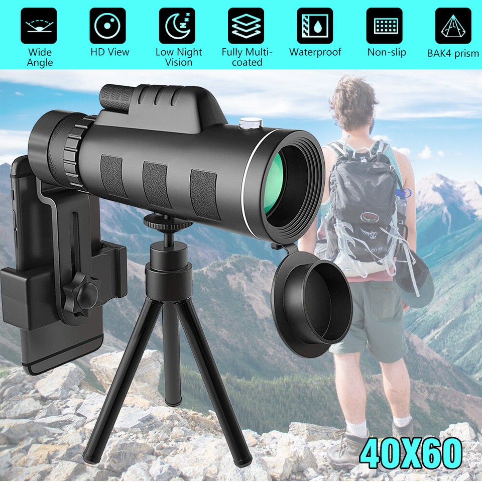 Military Monocular Telescope BAK4 High Power HD Monocular Starscope ...