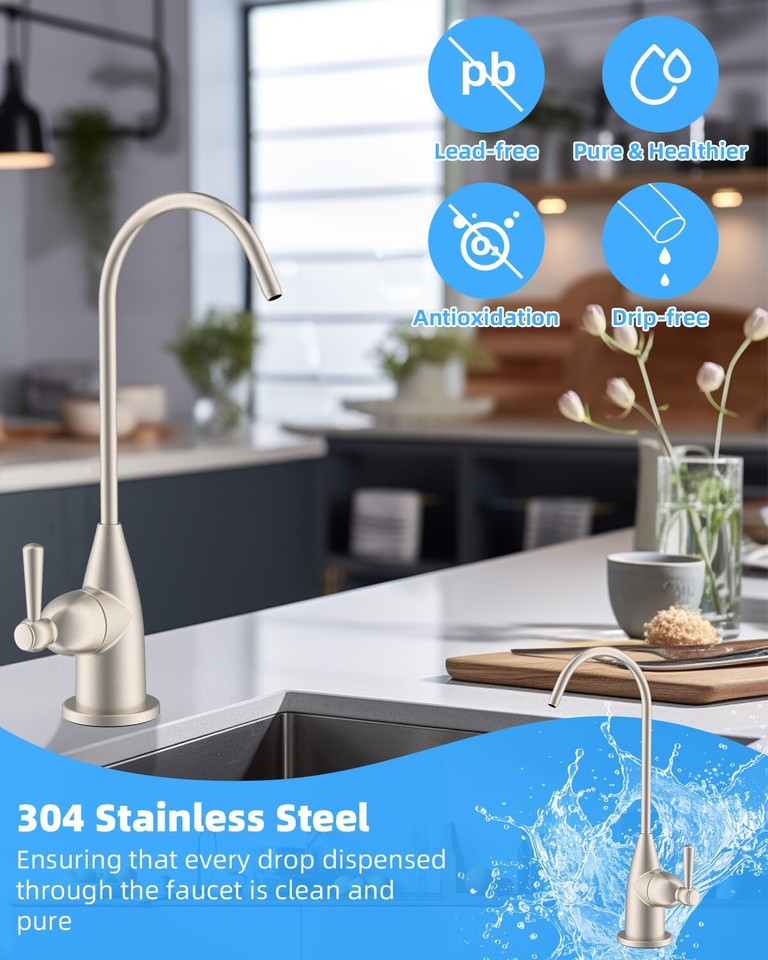RO Reverse Osmosis Kitchen Sink Water Filter Faucet Drinking Water ...