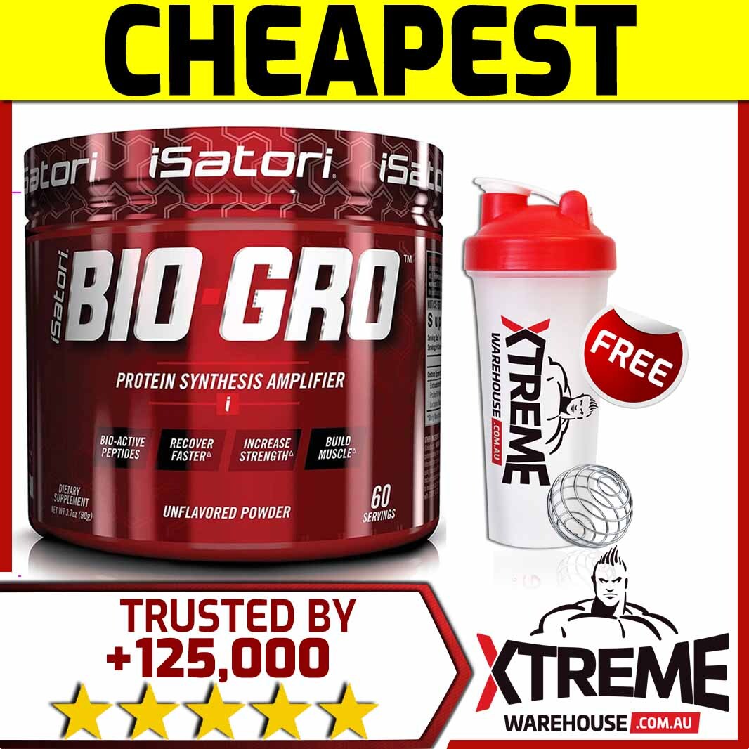 ISATORI BIO GRO 60 SRV UNFLAVORED // BIOGRO PROTEIN SYNTHESIS AMPLIFIER ...