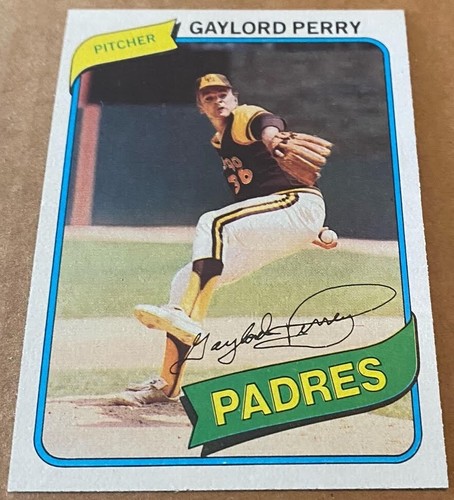 GAYLORD PERRY HOF 1980 TOPPS Card #280 NM-MT Condition | eBay
