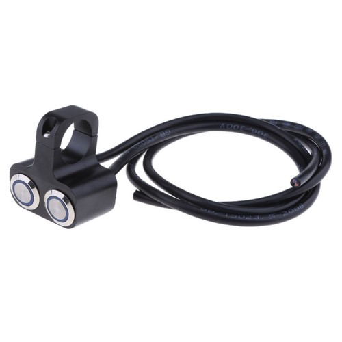 25mm Motorcycle Handlebar Headlight Spot Light Switch With Dual ...