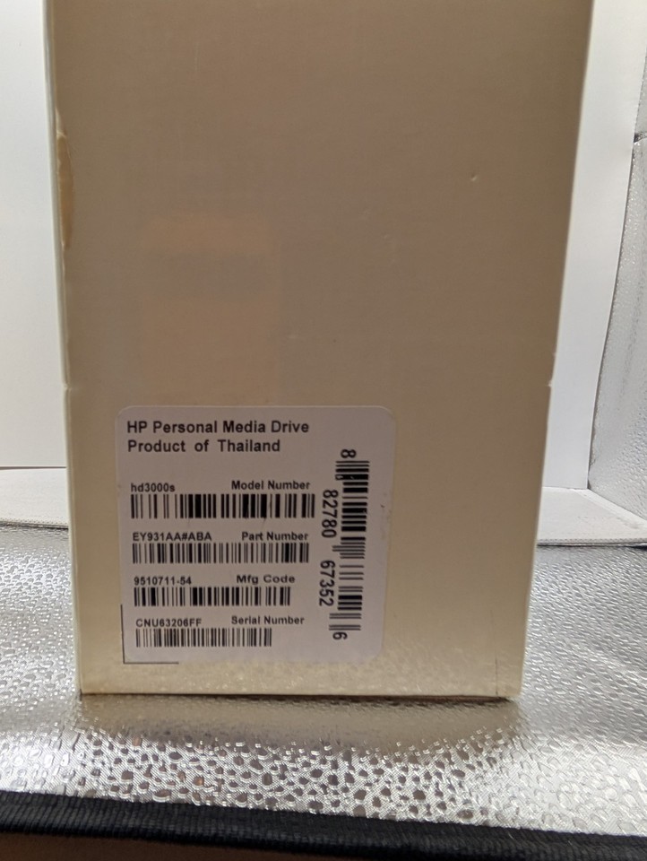 HP Personal Media Drive 300GB 7200 RPM External Hard Drive USB 2.0 | eBay