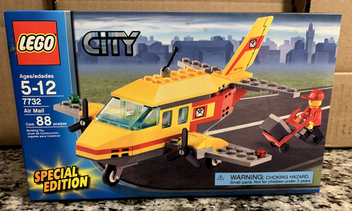Lego 7732 CITY Air Mail Special Edition Airplane 2008 NEW FACTORY ...