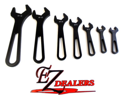 AN Fitting Wrench Set Black AN3 AN4 AN6 AN8 AN10 AN12 AN16, 7 Sizes JIC ...