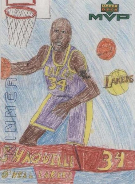 1999-00 Upper Deck MVP - Draw Your Own Card Winner #W14 Shaquille O ...