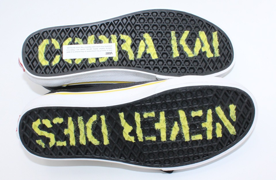 NEW Vans Cobra Kai Old Skool Men 7 Woman 8.5 Black snake sneakers shoes ...