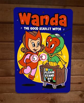 Wanda the Good Scarlet Witch 8x12 Metal Wall Sign | eBay