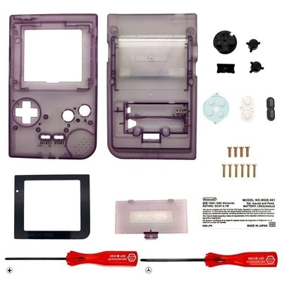 Replacement Housing for Nintendo Game Boy Pocket GBP Shell Clear Atomic ...