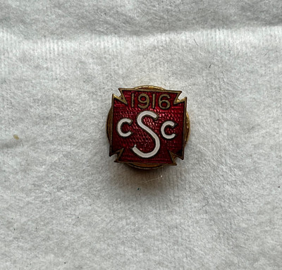 1916 Civil Service Commission CSC Enamel Pin Button | eBay