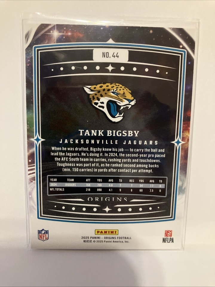 2025 Panini Origins - Tank Bigsby #44 | eBay