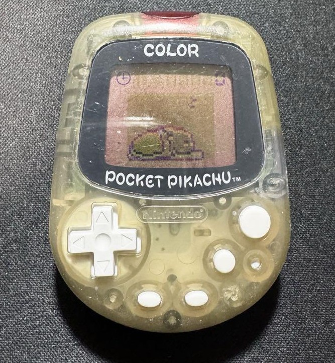 Tested Pocket Pikachu Pokepika Color Pedometer Game Nintendo Japan ...