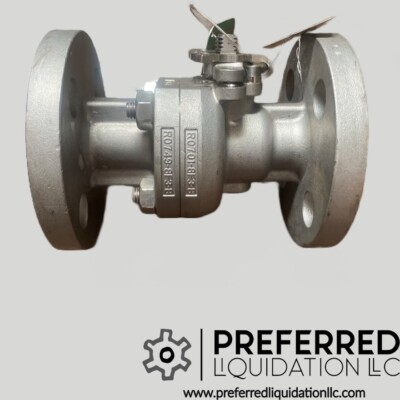 .75 inch Flanged Ladish Ball Valve, 316 Stainless Class 300 CF8M *Free ...