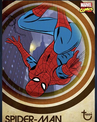 Topps Collect Marvel, Super Rare Spider-Man Heritage Award 83cc DIGITAL ...