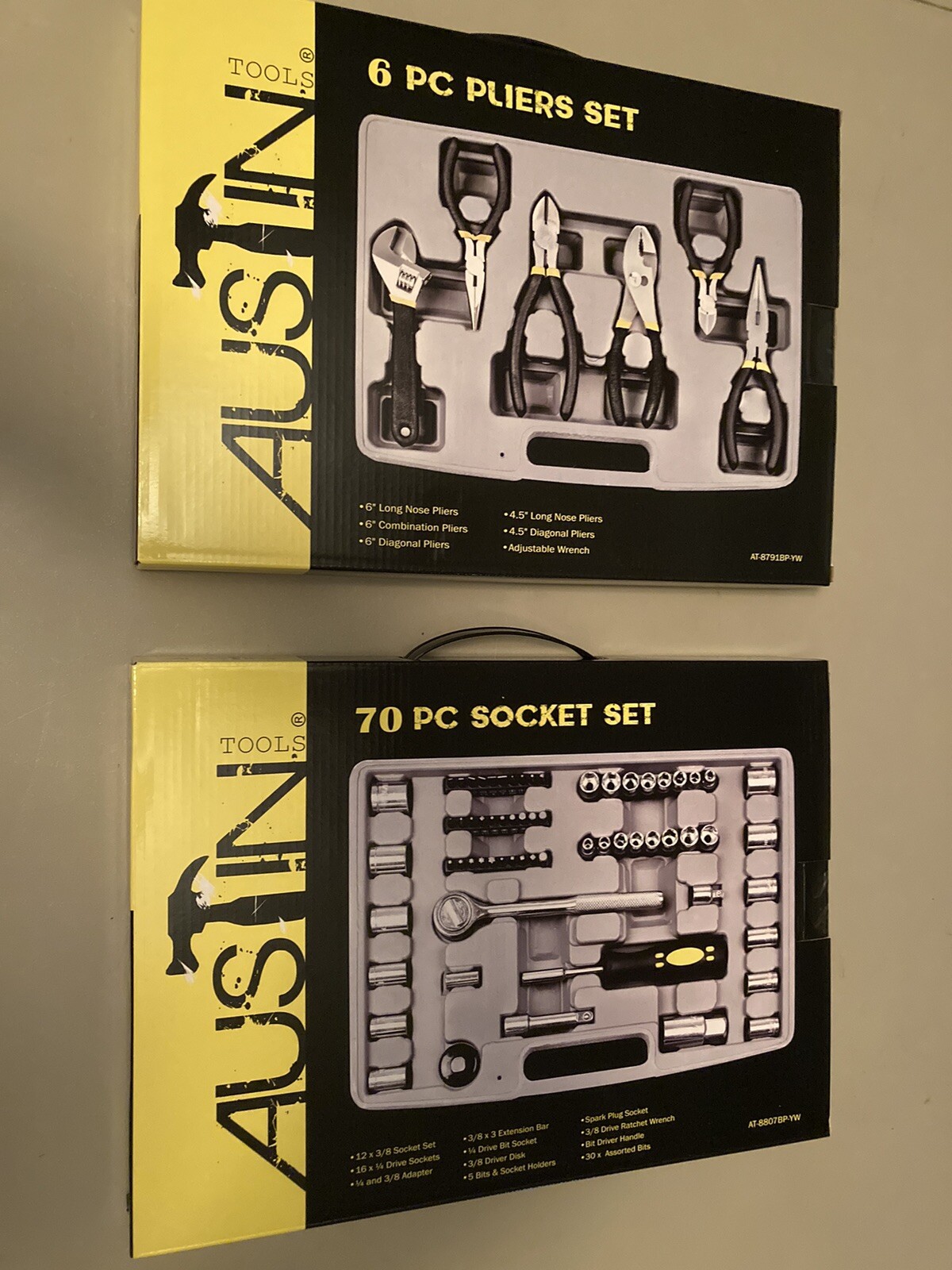 70 Pcs Socket Set Austin Drive Sockets Adapter Extension Spark Wrench ...