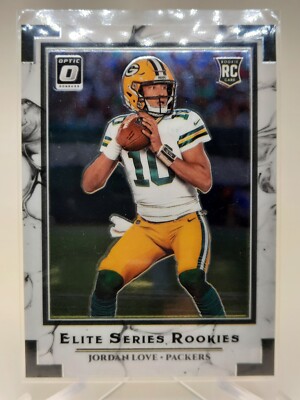 Jordan Love 2020 Panini Donruss Elite Series Rookies #ESR-JL Rookie NFL ...