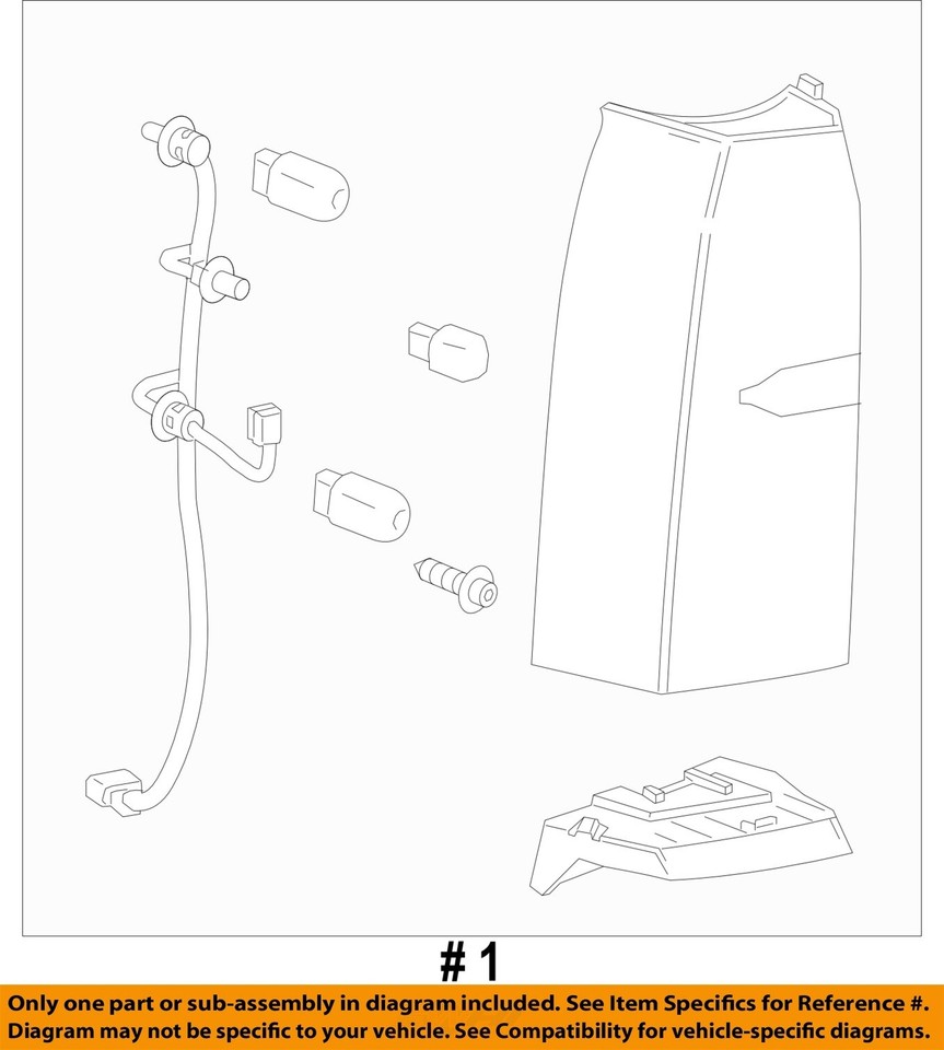 GM OEM 15-20 Suburban Rear Lamps Combination Lamps-Combo Lamp Assy ...