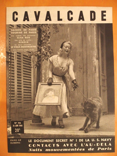 CAVALCADE 116 du 24/6/1948-Paris,Elisa Ruis-Document secret N° 1 de la ...
