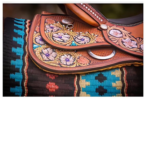 Rocking R Western Show Saddle 16 Inch | eBay