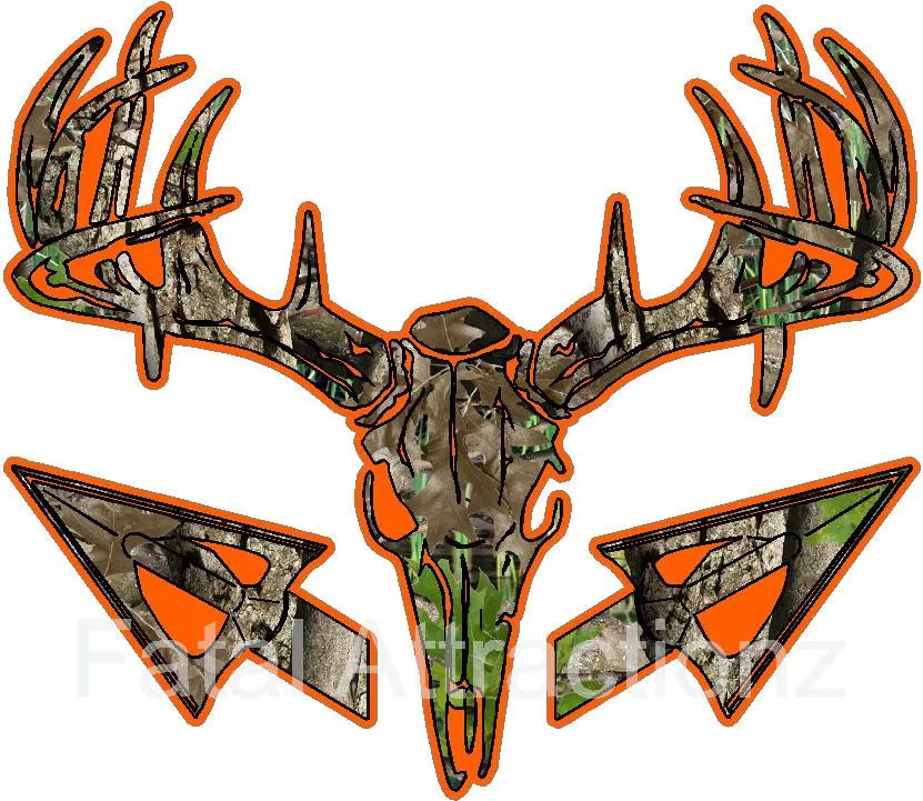 Camo Deer Head Logo