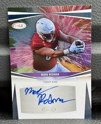 2025 Sage Low Series Blue Foil Autograph #A-MR MARK REDMAN Auto RC ...