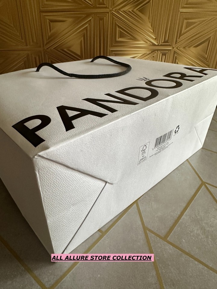 PANDORA Original WhiteRing/Charm Box~Shopping.Bag ~Gift Boxes~anti ...