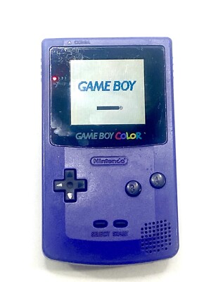 Nintendo Game Boy Color Grape Handheld System | eBay
