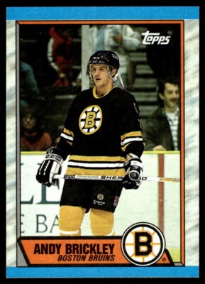 1989-90 Topps #29 Andy Brickley Rookie Boston Bruins | eBay