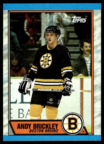 1989-90 Topps #29 Andy Brickley Rookie Boston Bruins | eBay