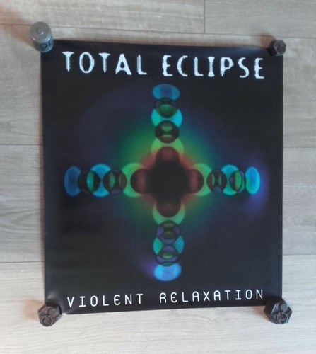 TOTAL ECLIPSE rare poster EO Violent Relaxation 1997 Psychedelic Trance GOA MINT | eBay