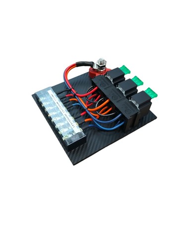 Custom Universal Drag Harness LSX 3 Way Fuse/ Relay Panel Block Race ...