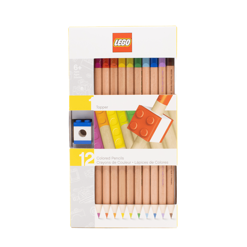LEGO Coloured Pencils with Topper Pack of 12 4895028520649| eBay